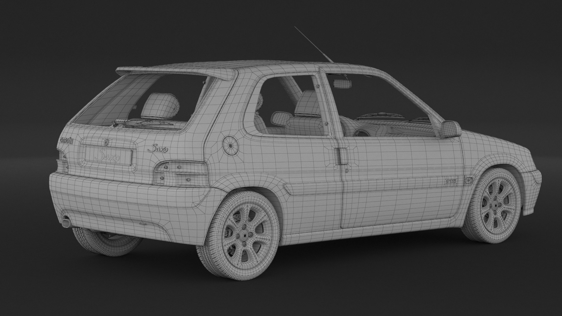 Citroen Saxo VTS 3D Model - TurboSquid 2281963