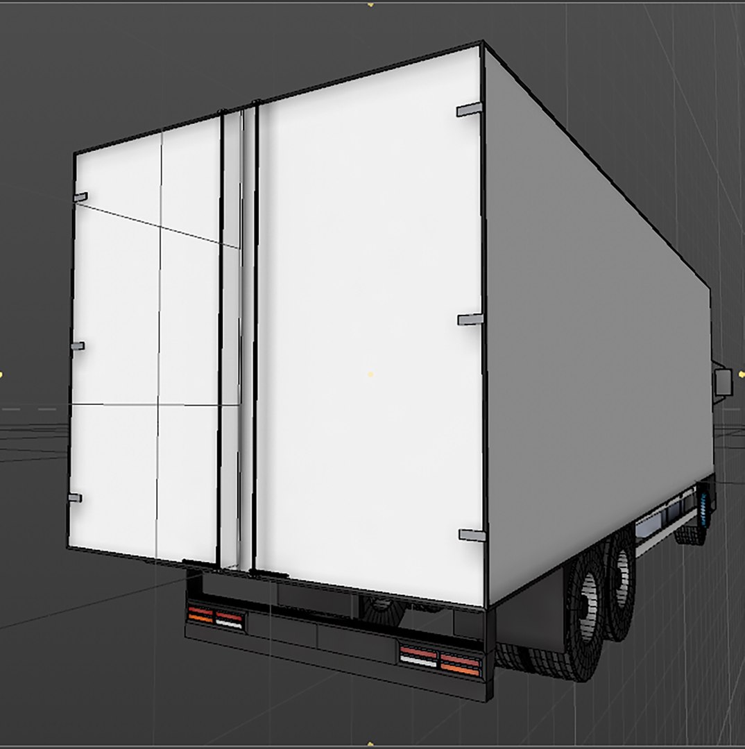 Truck Box Model - TurboSquid 1762537
