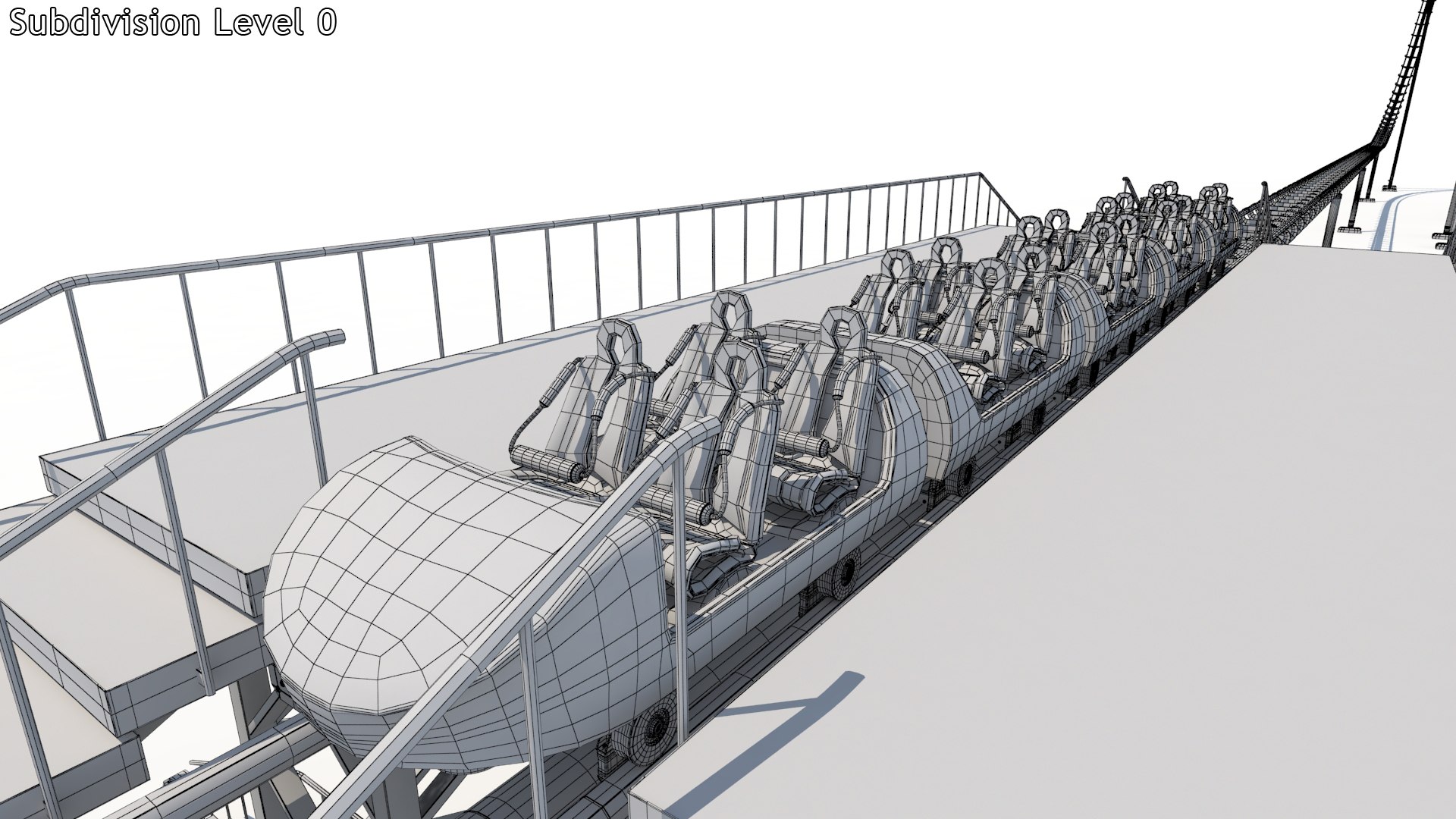 Roller Coaster Track 3D Model - TurboSquid 1891903