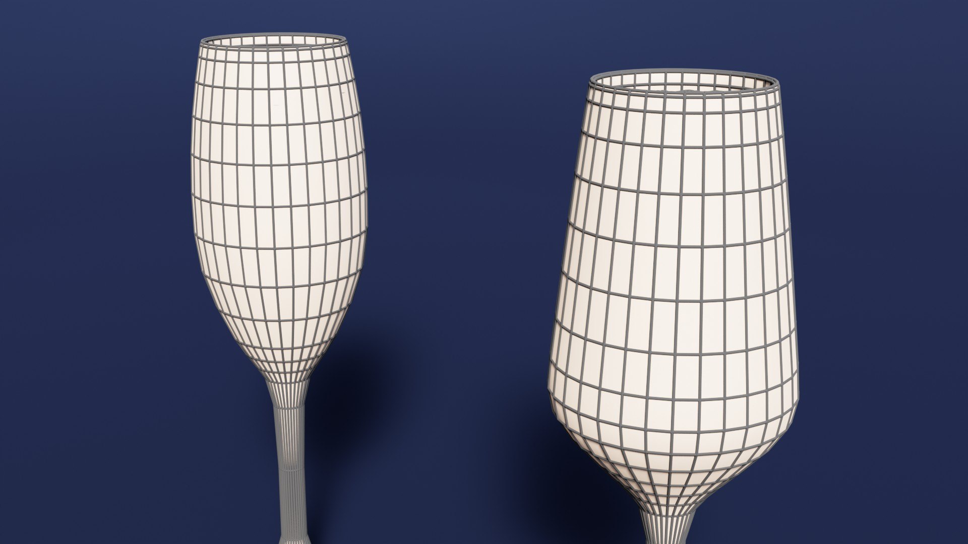Drink Set - Wine Glasses 3D - TurboSquid 1751084