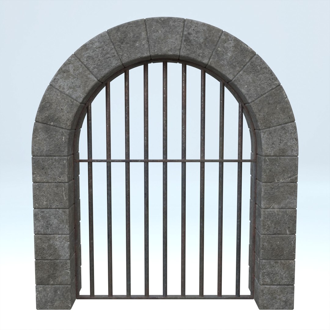 3D Old Dungeon Bars Model - TurboSquid 2460651