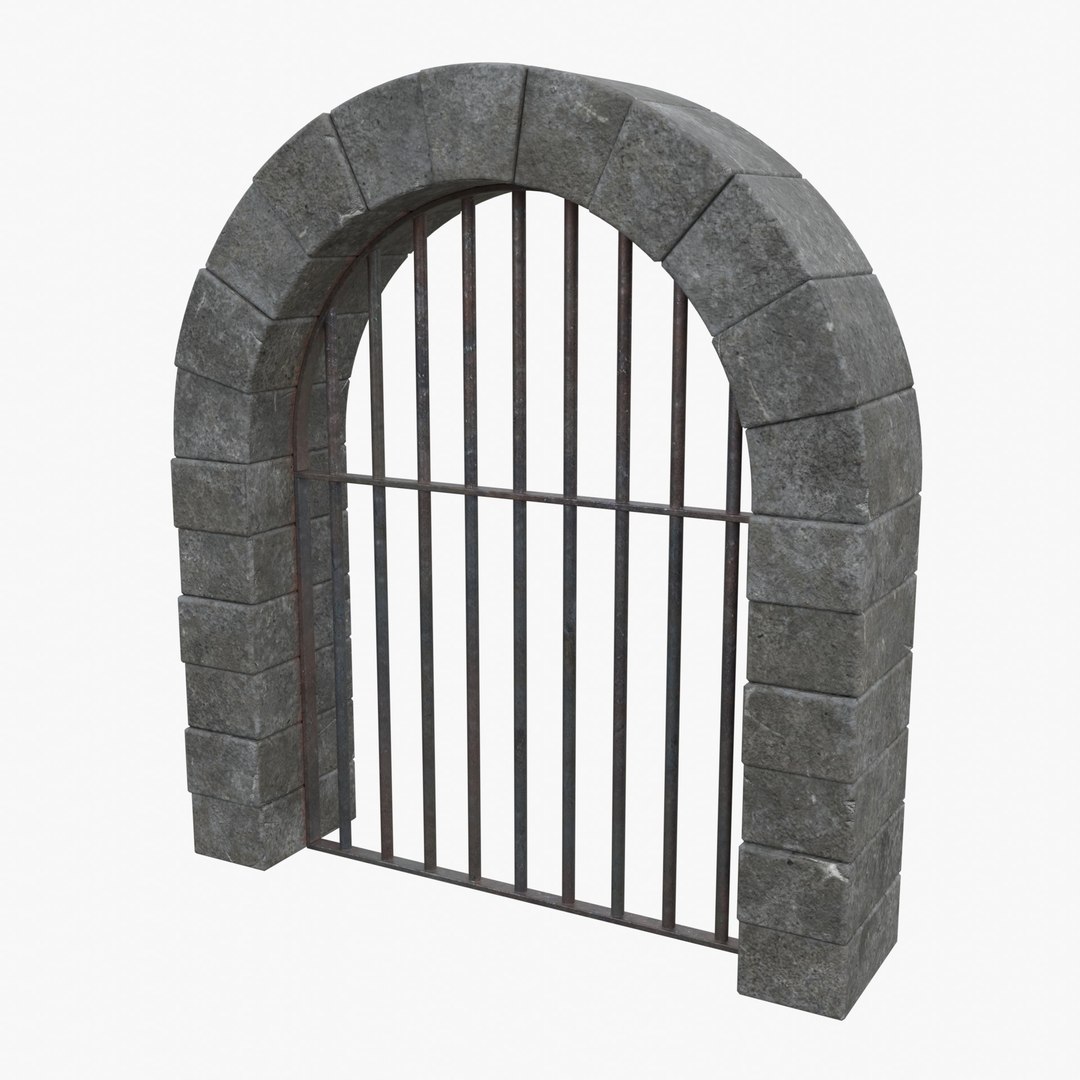 3D Old Dungeon Bars Model - TurboSquid 2460651