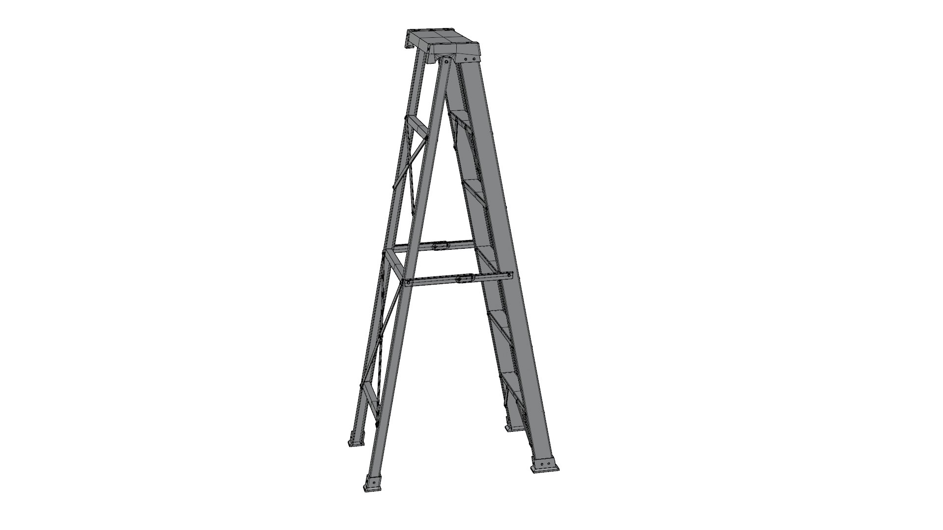 Ladder 3D Model - TurboSquid 1909680