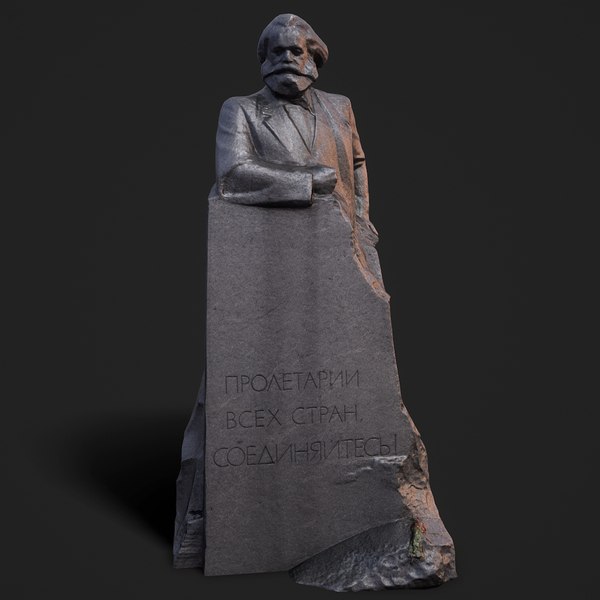modelo 3d Estatua de Karl Marx - TurboSquid 2135991