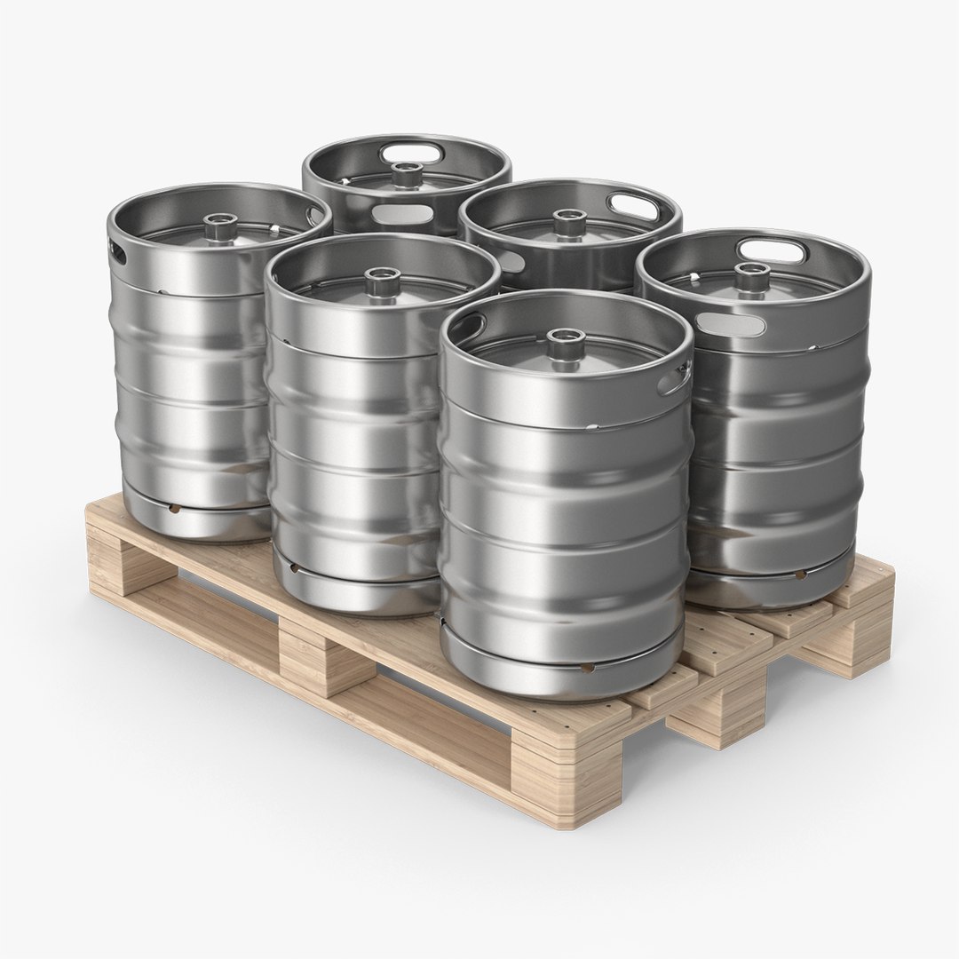 Pallets Of Beer Kegs 3D 모델 - TurboSquid 1983081