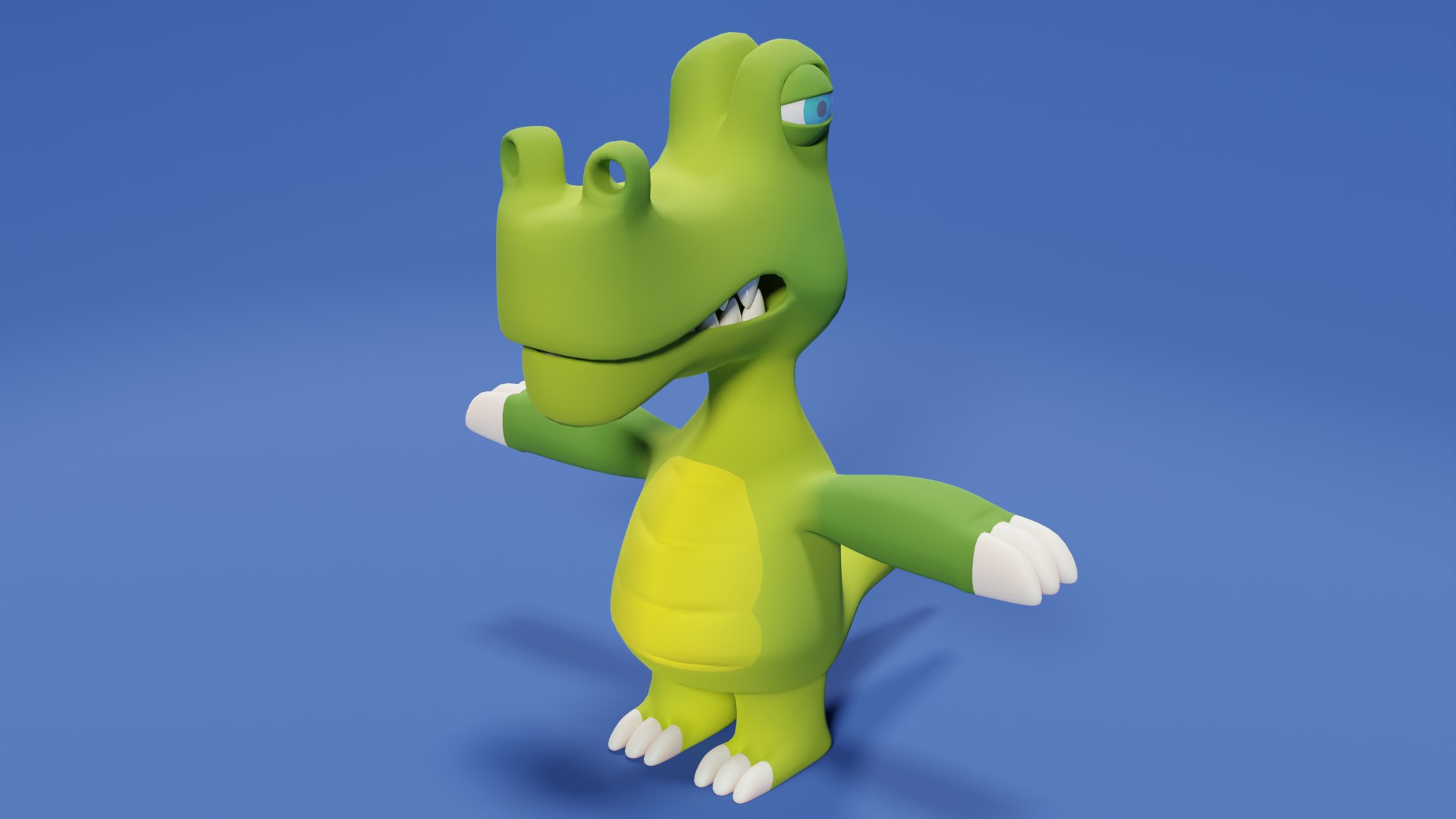 Cartoon Dinosaur Low poly 3D model - TurboSquid 1973501