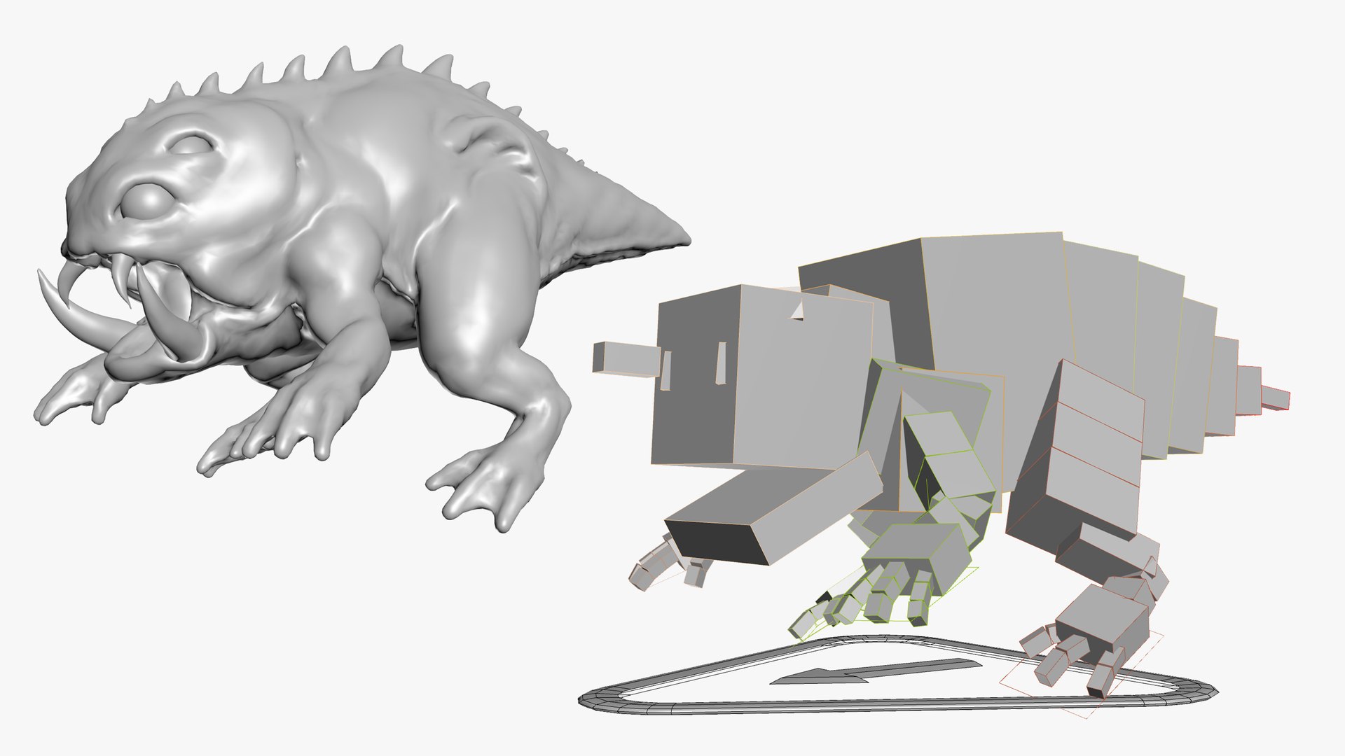 Lizard Demon 3D Model - TurboSquid 1984809
