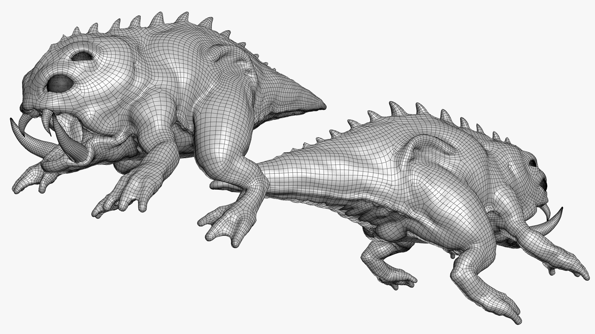 Lizard Demon 3D Model - TurboSquid 1984809