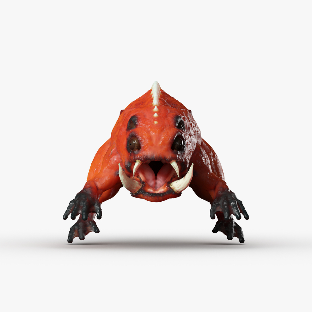Lizard Demon 3D Model - TurboSquid 1984809