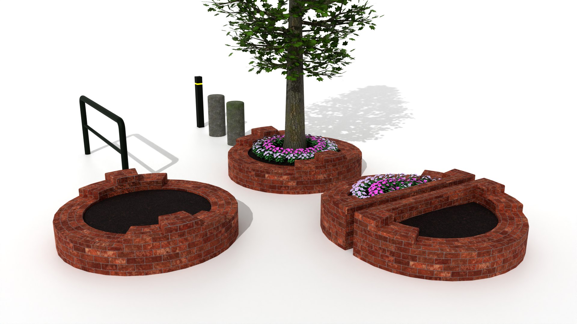 3D Sidewalk Sets - TurboSquid 1959253