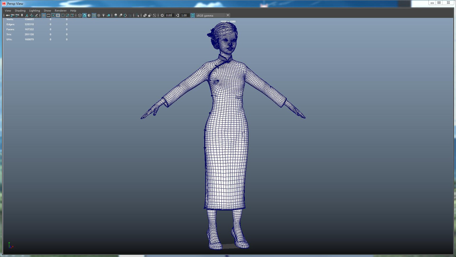 Cheongsam Woman 3D Model - TurboSquid 2200554