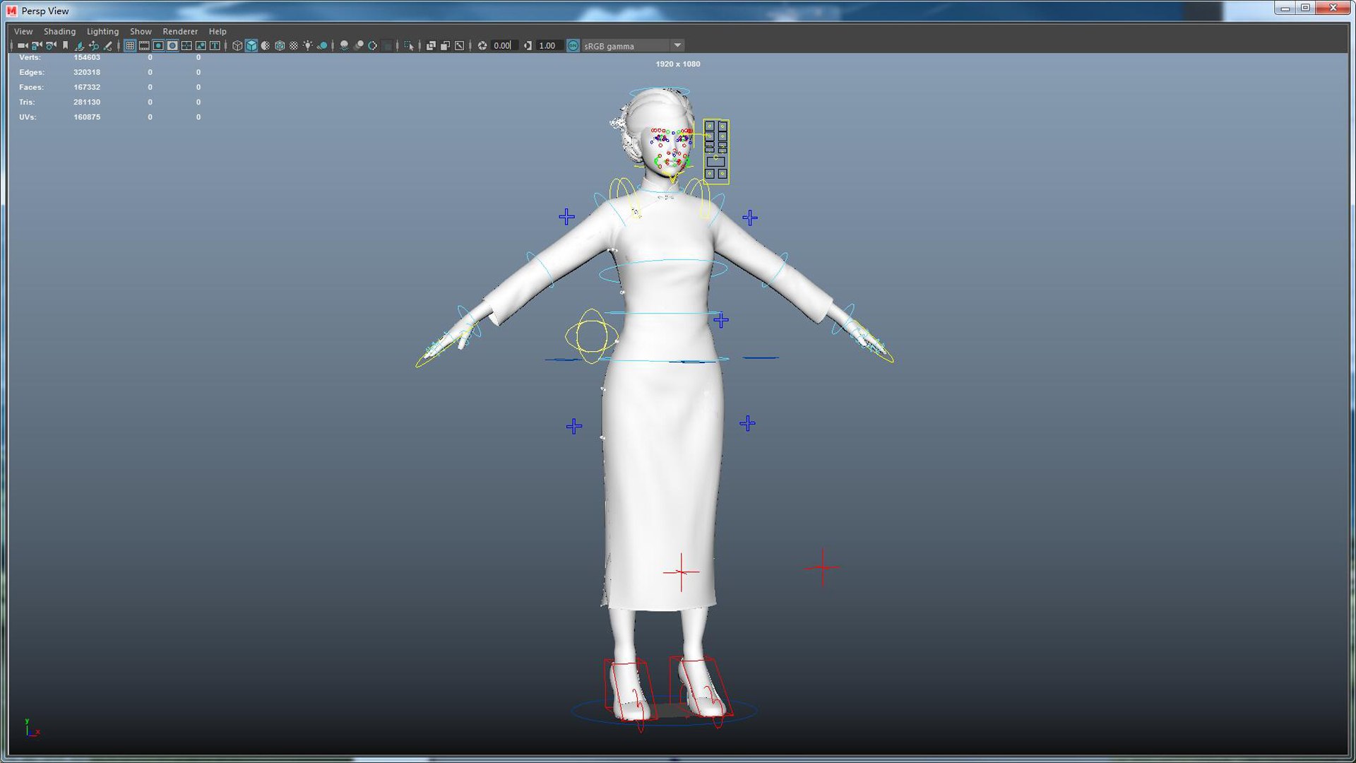 Cheongsam Woman 3D Model - TurboSquid 2200554