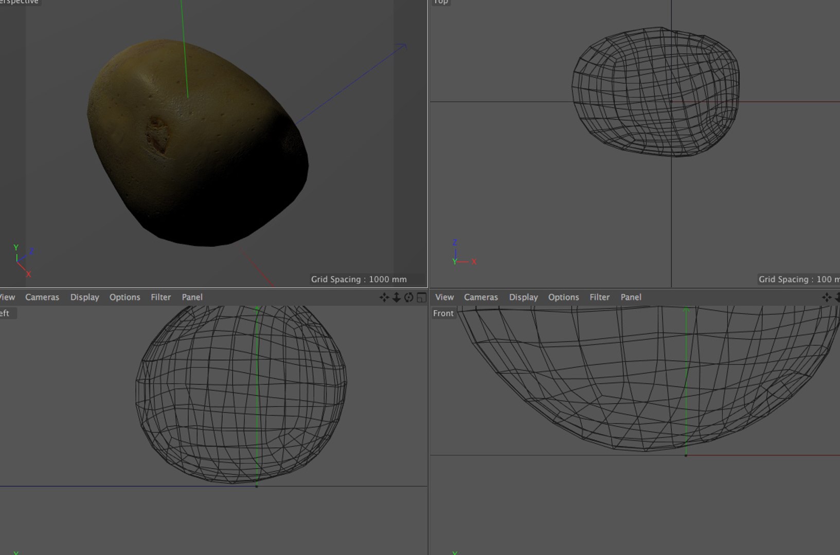 Potato 3D Model - TurboSquid 1544564