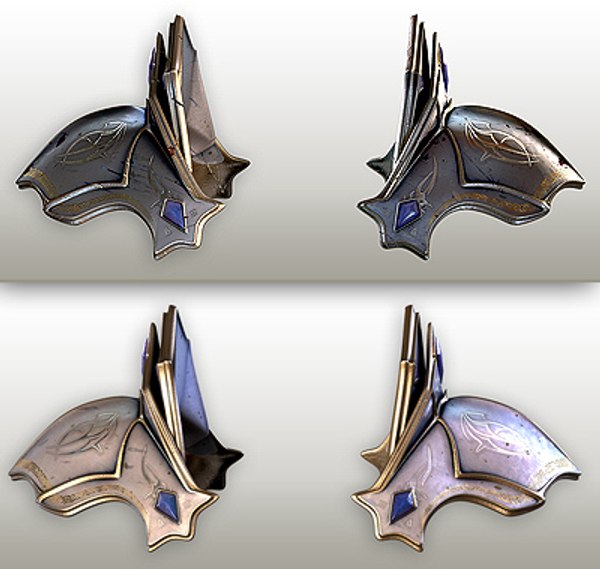 3d model fantasy knight tools armor