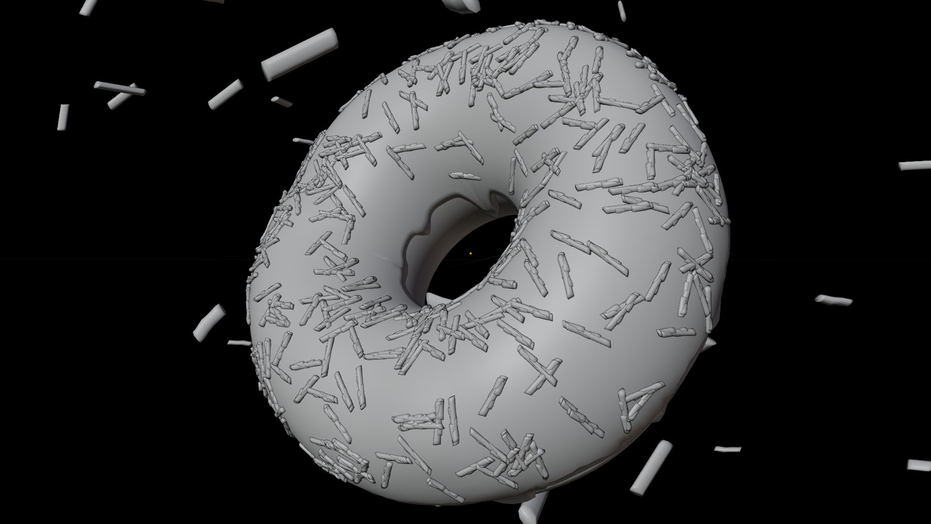 3D Donut - From Blender Guru Tutorial - TurboSquid 2126478