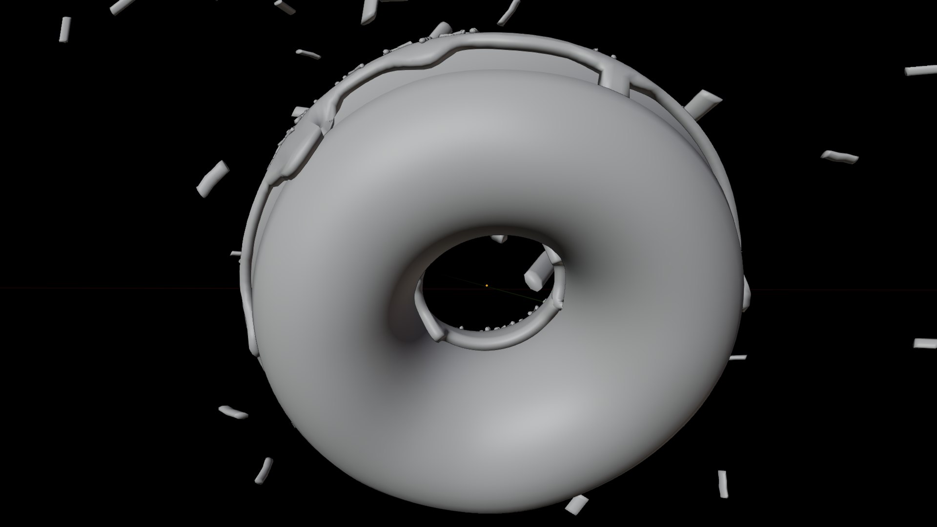 3D Donut - From Blender Guru Tutorial - TurboSquid 2126478