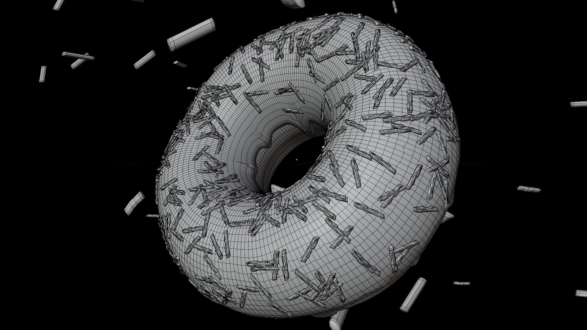 3D Donut - From Blender Guru Tutorial - TurboSquid 2126478