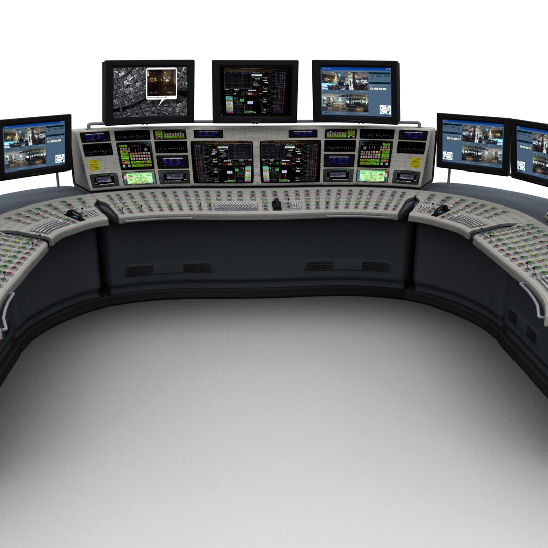 Control Room 3d Max