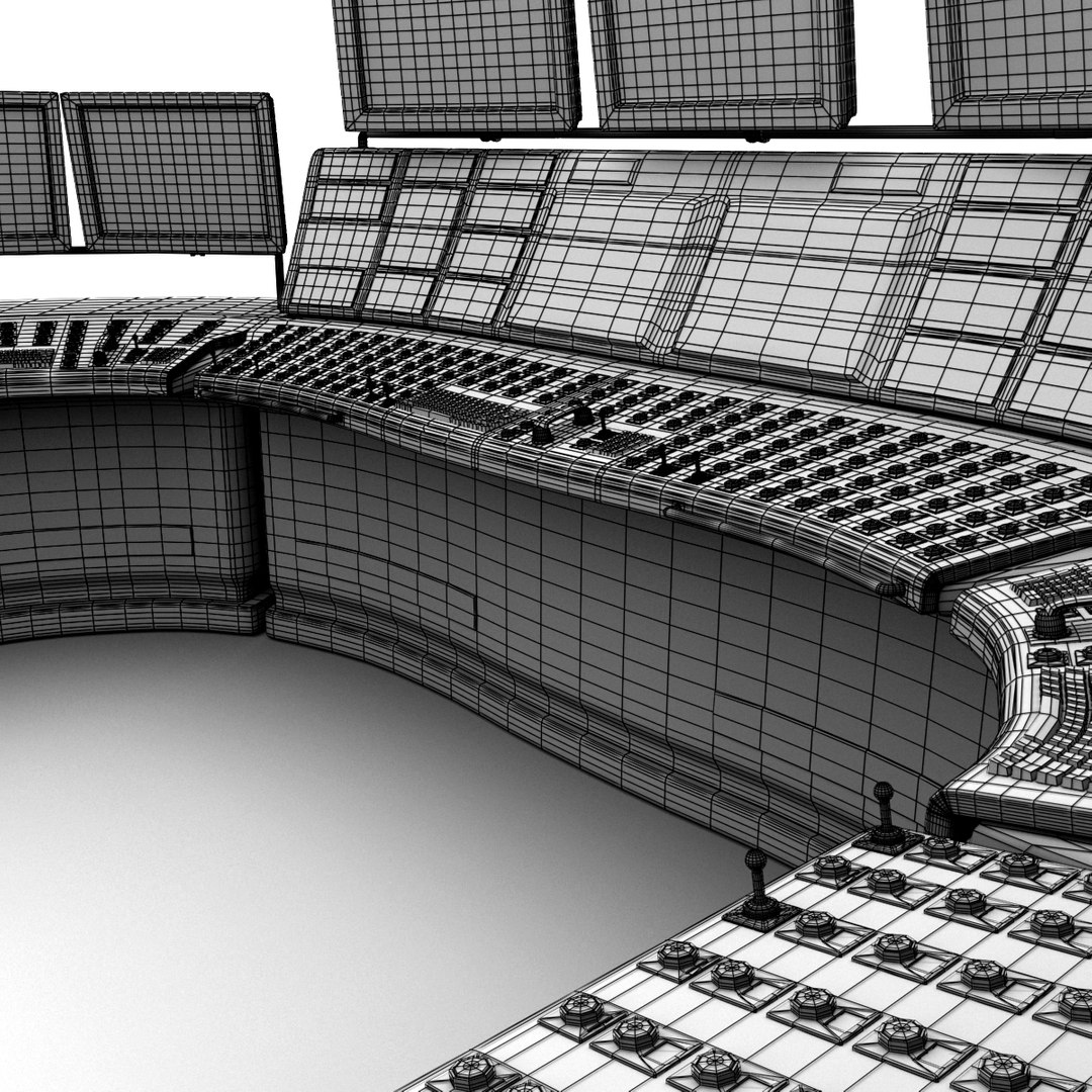Control Room 3d Max