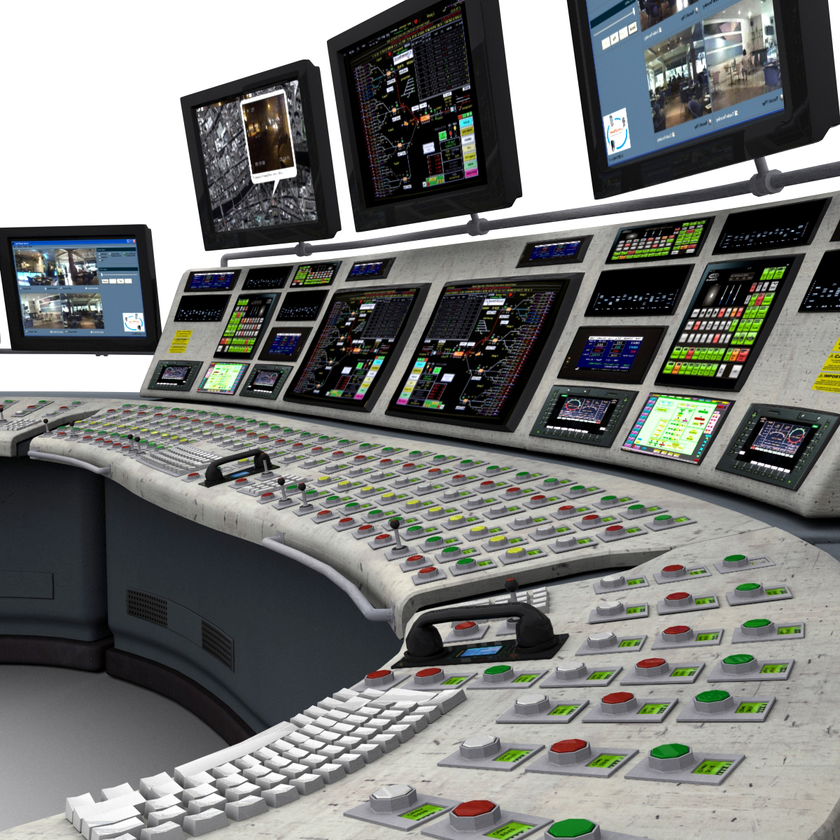 control room 3d max