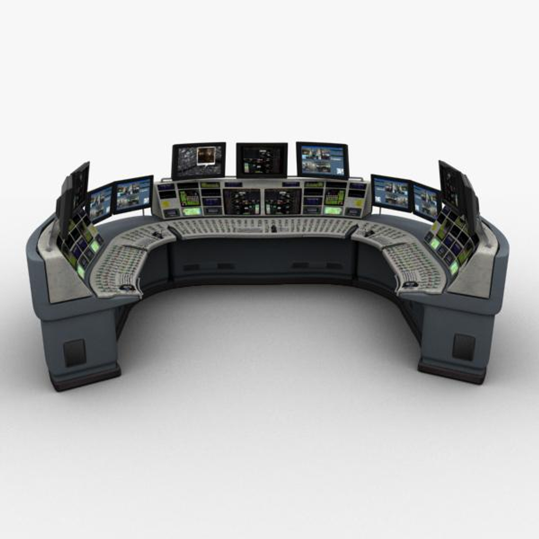 Control Room 3d Max