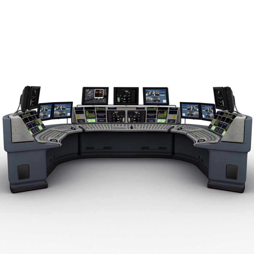 Control Room 3d Max