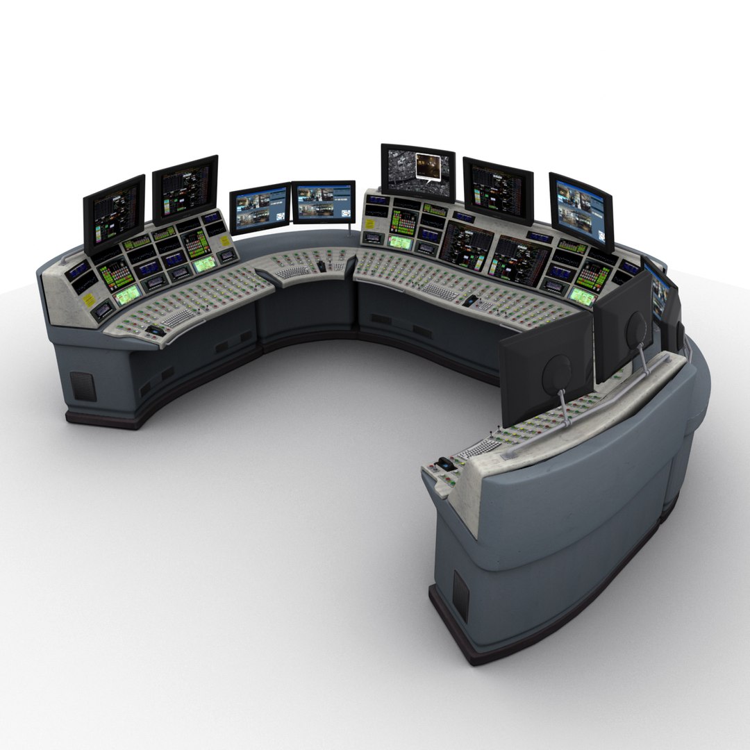 Control Room 3d Max