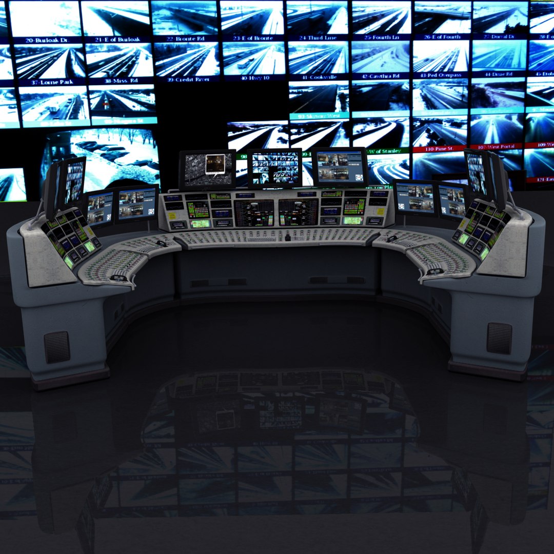Control Room 3d Max