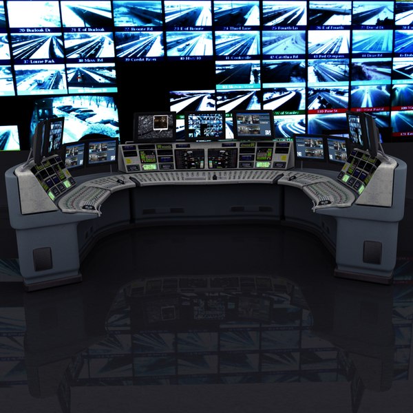 control room 3d max
