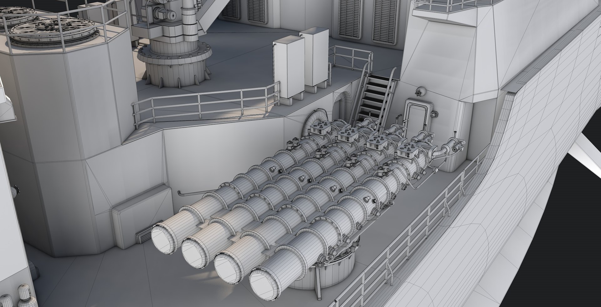 Udaloy Destroyer Russia 3D Model - TurboSquid 1584512