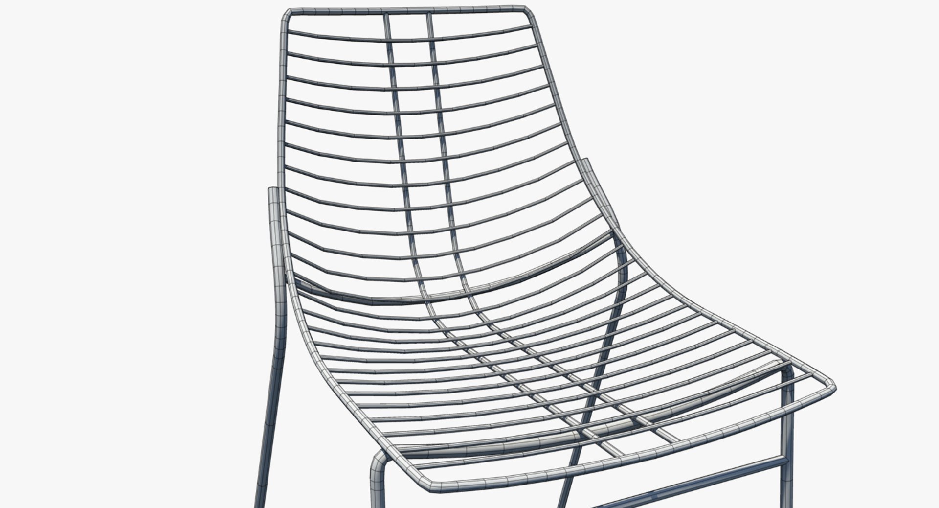 Chair Steel Metalmobil Net 3d Model