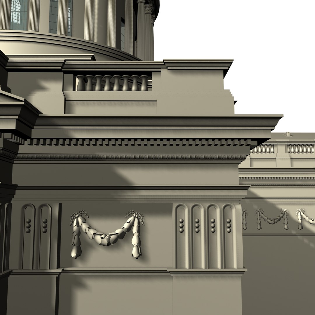 3d model pantheon paris