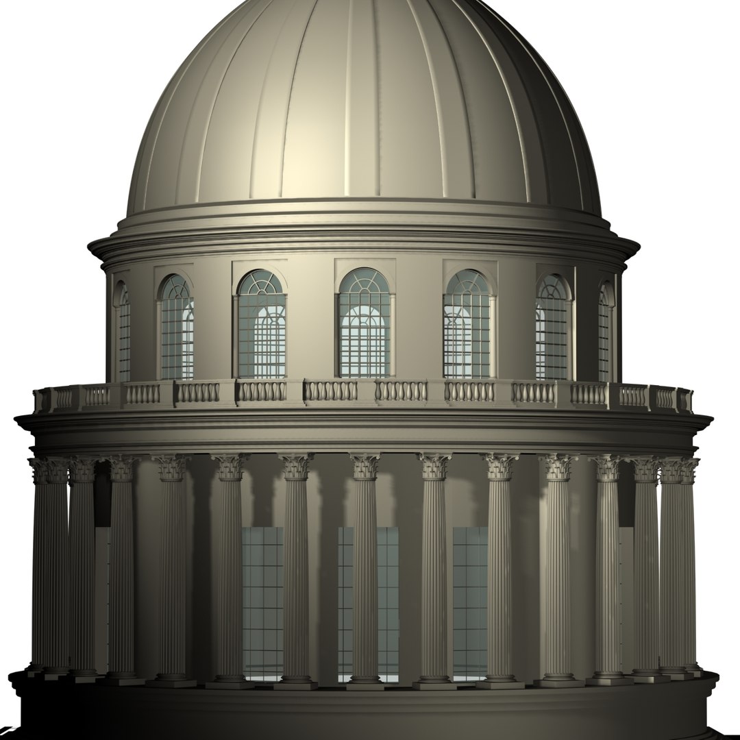 3d model pantheon paris