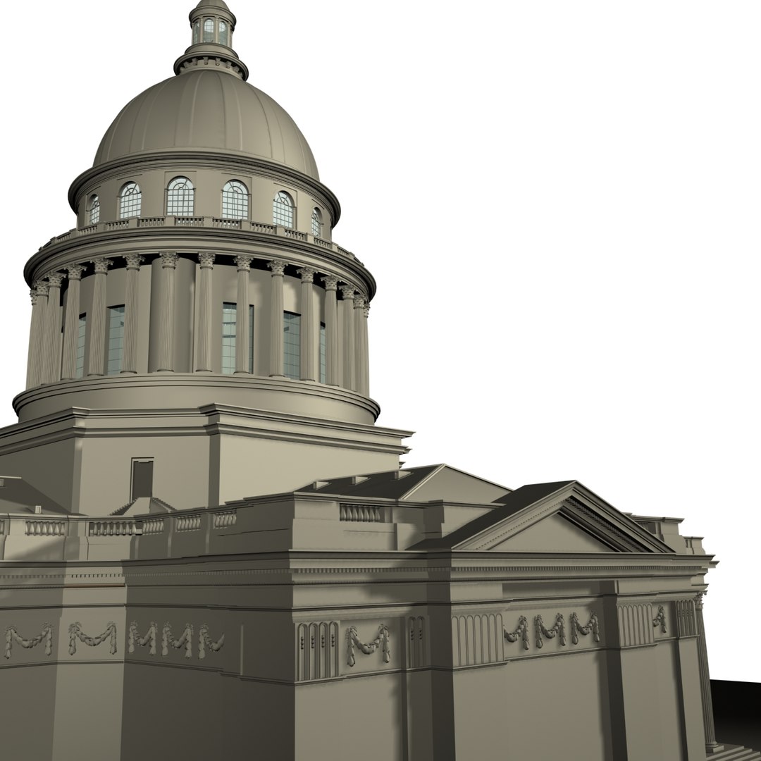 3d model pantheon paris