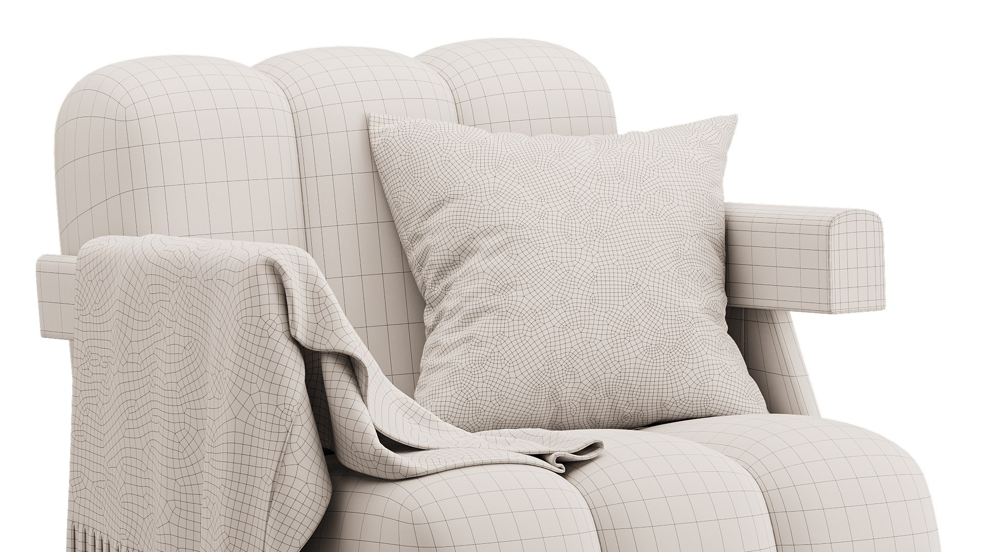 3D Model Abstract Arm Chair - TurboSquid 2316142