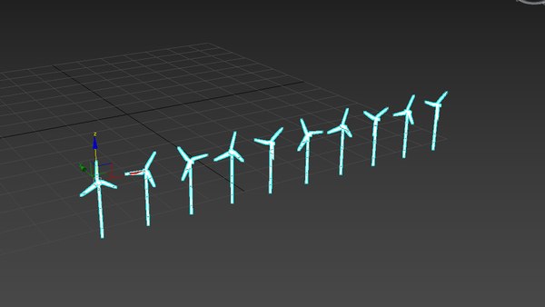 Wind generation power 3D - TurboSquid 1671005