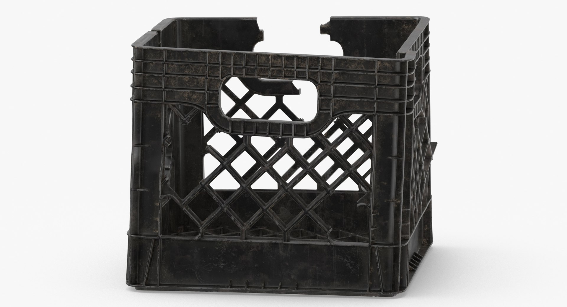 Plastic Crate Damaged 3D model - TurboSquid 1867706