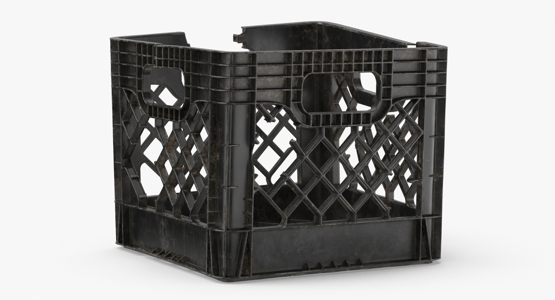 Plastic Crate Damaged 3D Model - TurboSquid 1867706