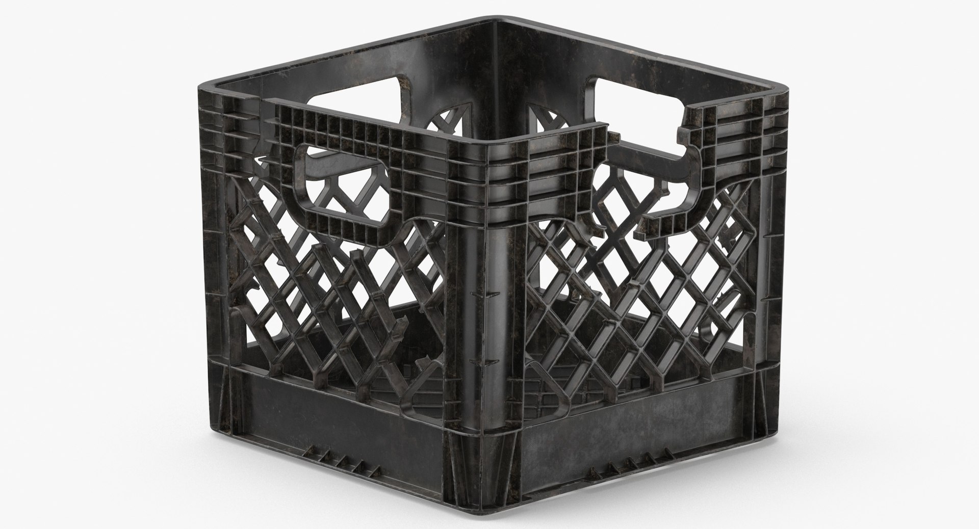 Plastic Crate Damaged 3D model - TurboSquid 1867706