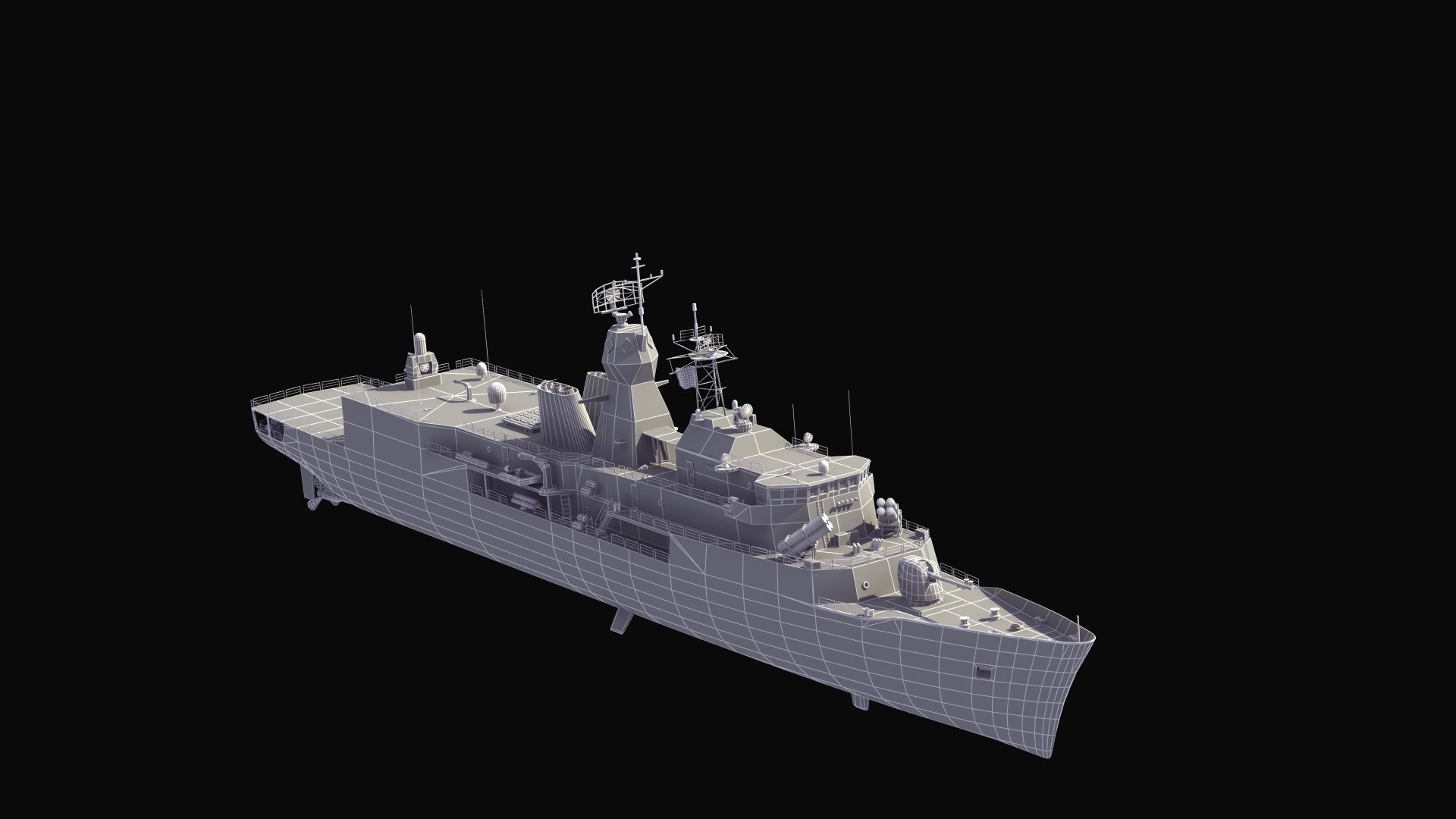 3D anzac class frigate model - TurboSquid 1640927