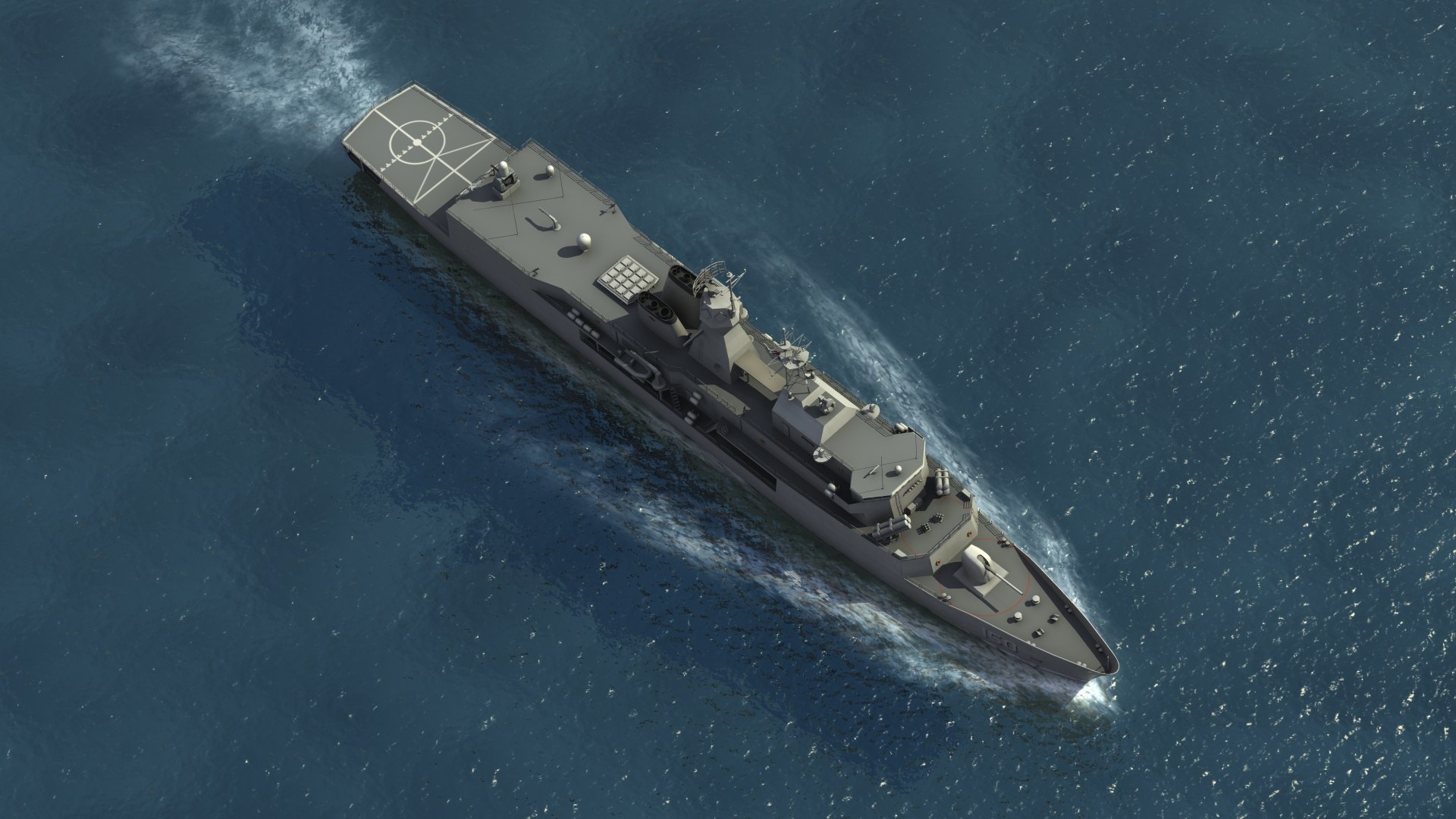 3D anzac class frigate model - TurboSquid 1640927