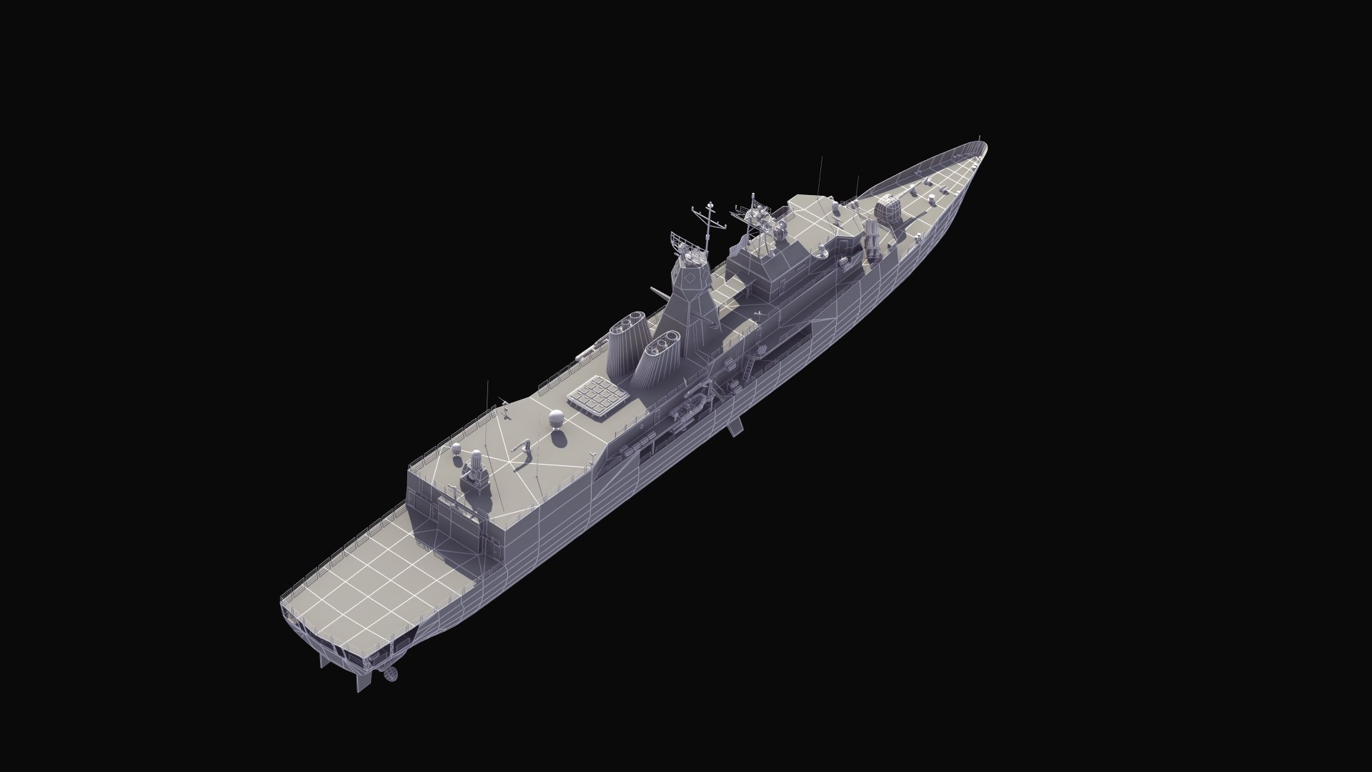 3D Anzac Class Frigate Model - TurboSquid 1640927