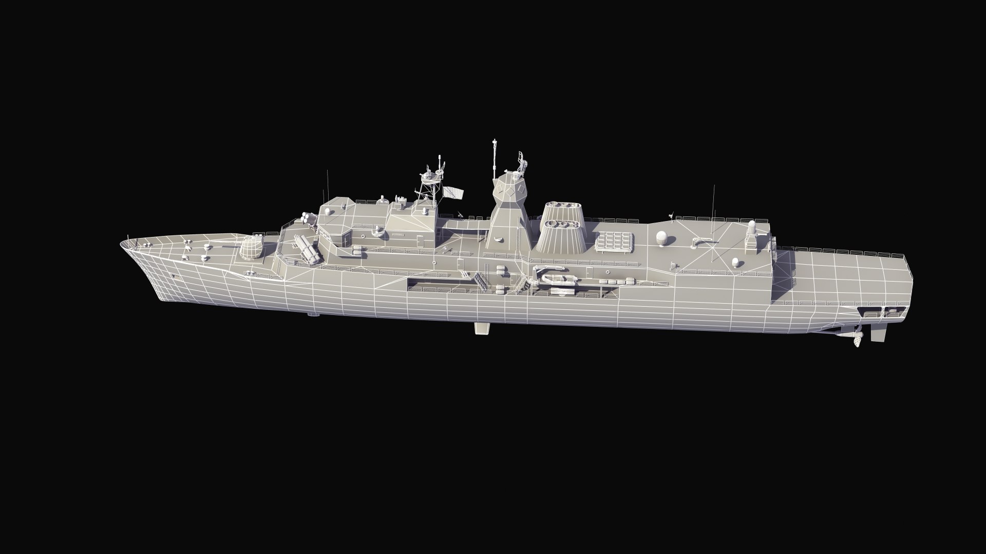 3D Anzac Class Frigate Model - TurboSquid 1640927