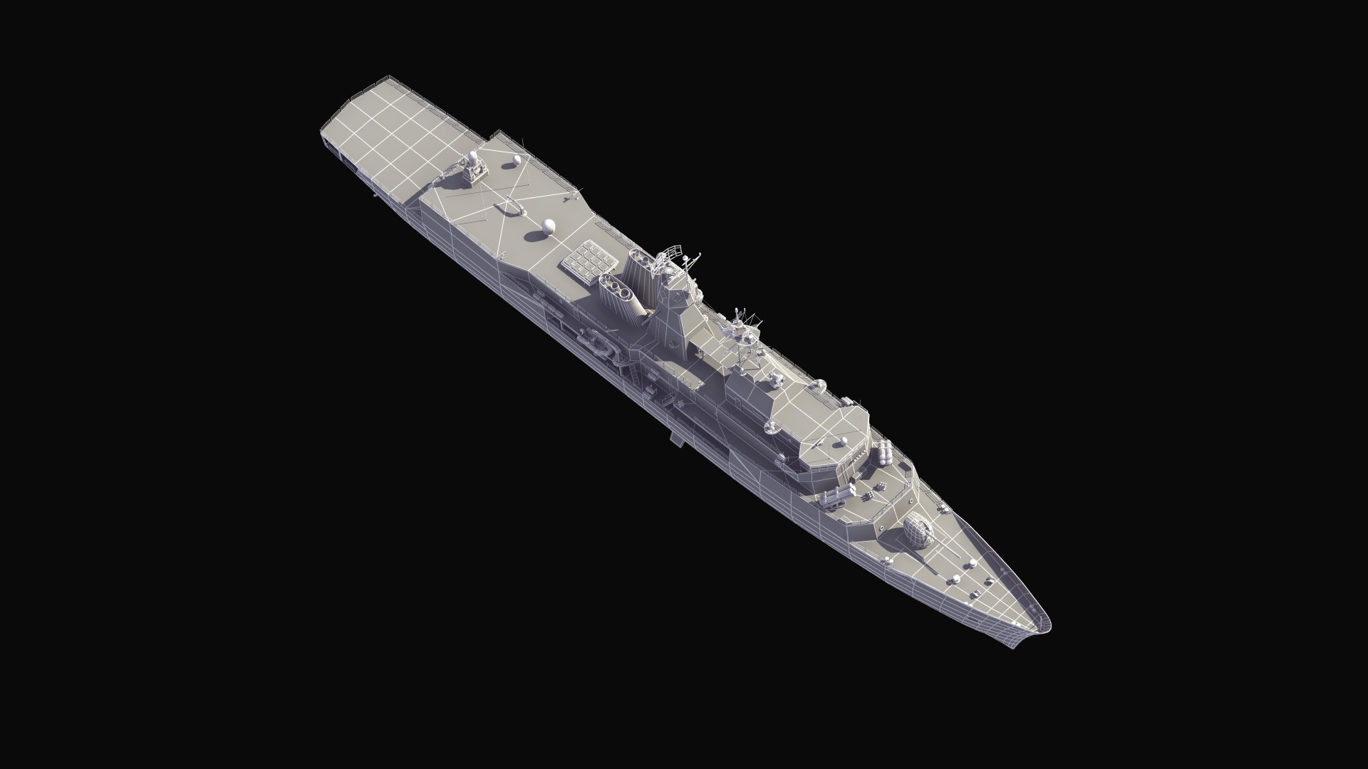 3D Anzac Class Frigate Model - TurboSquid 1640927