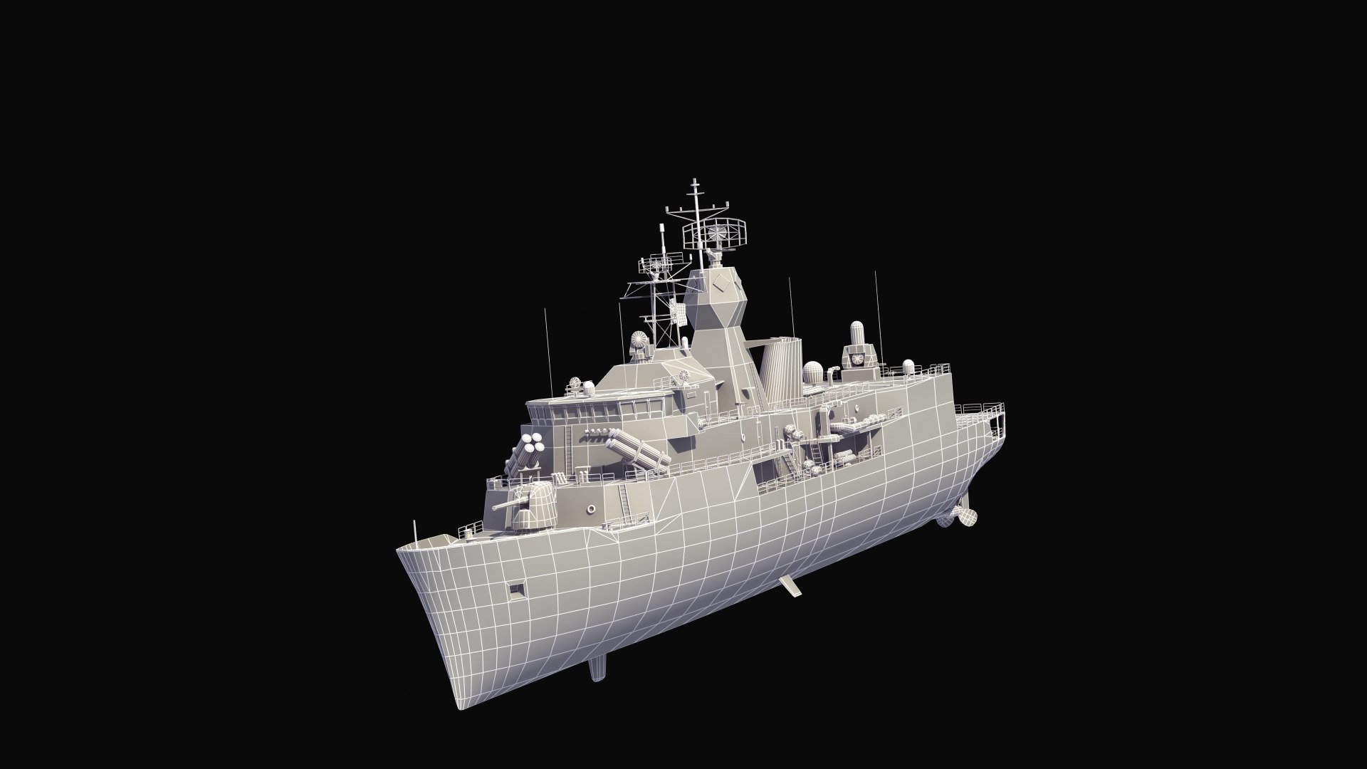 3D Anzac Class Frigate Model - TurboSquid 1640927