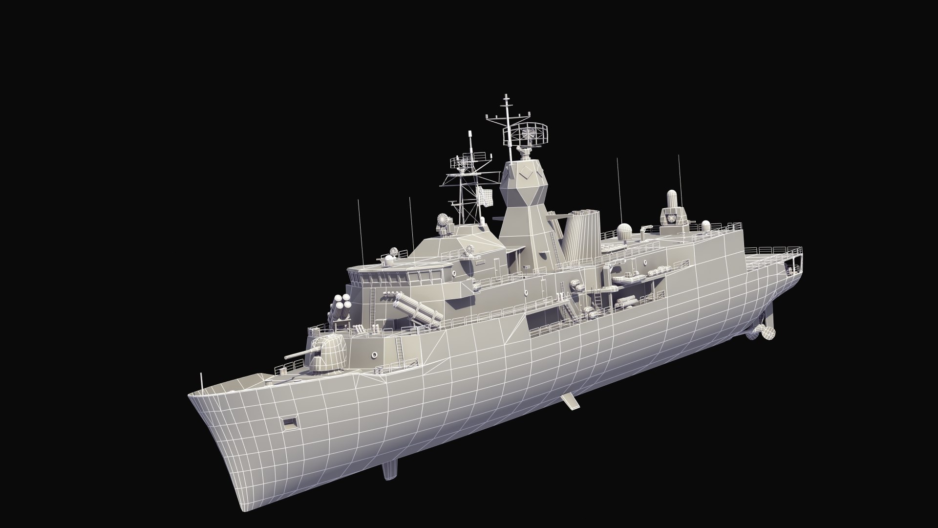 3D Anzac Class Frigate Model - TurboSquid 1640927