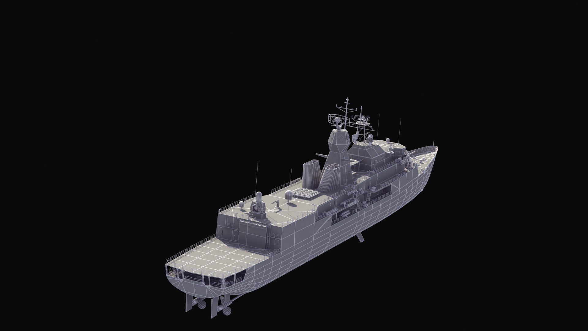 3D Anzac Class Frigate Model - TurboSquid 1640927