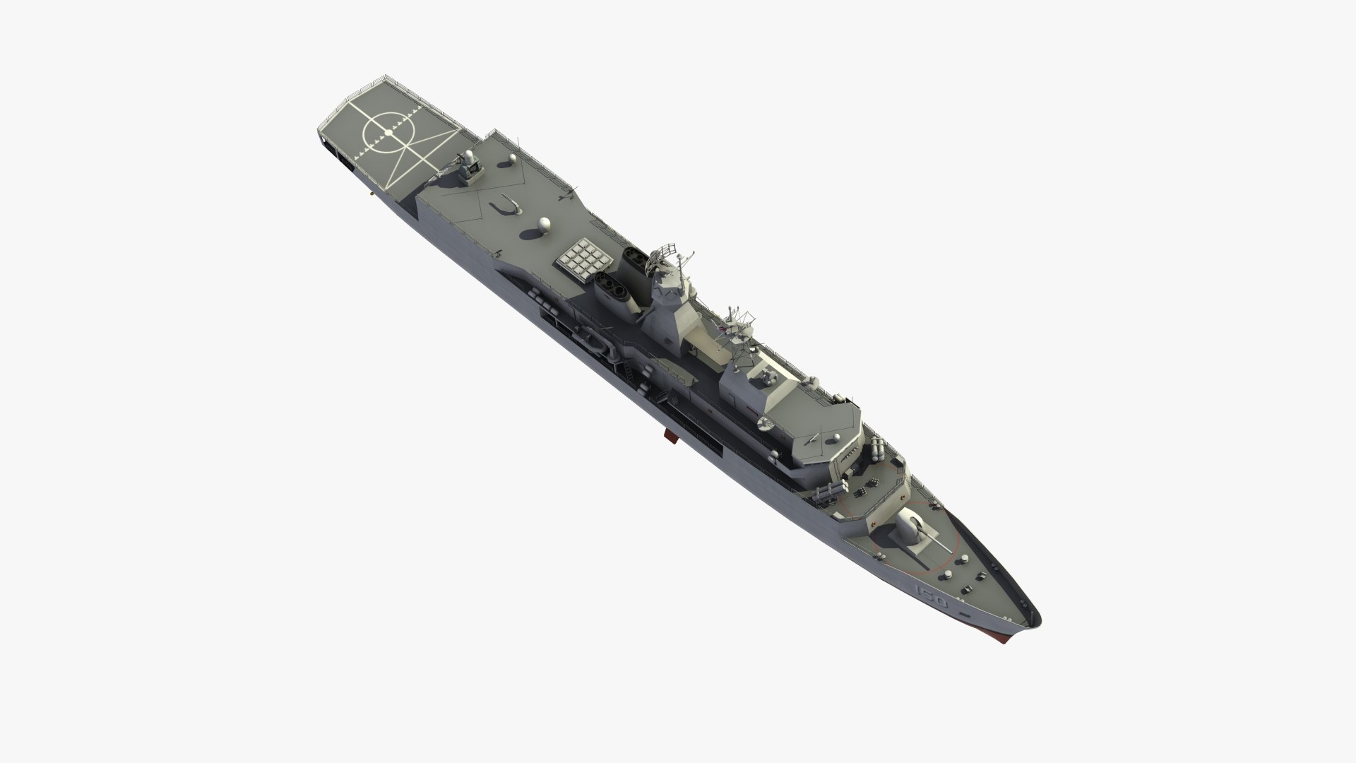 3D anzac class frigate model - TurboSquid 1640927