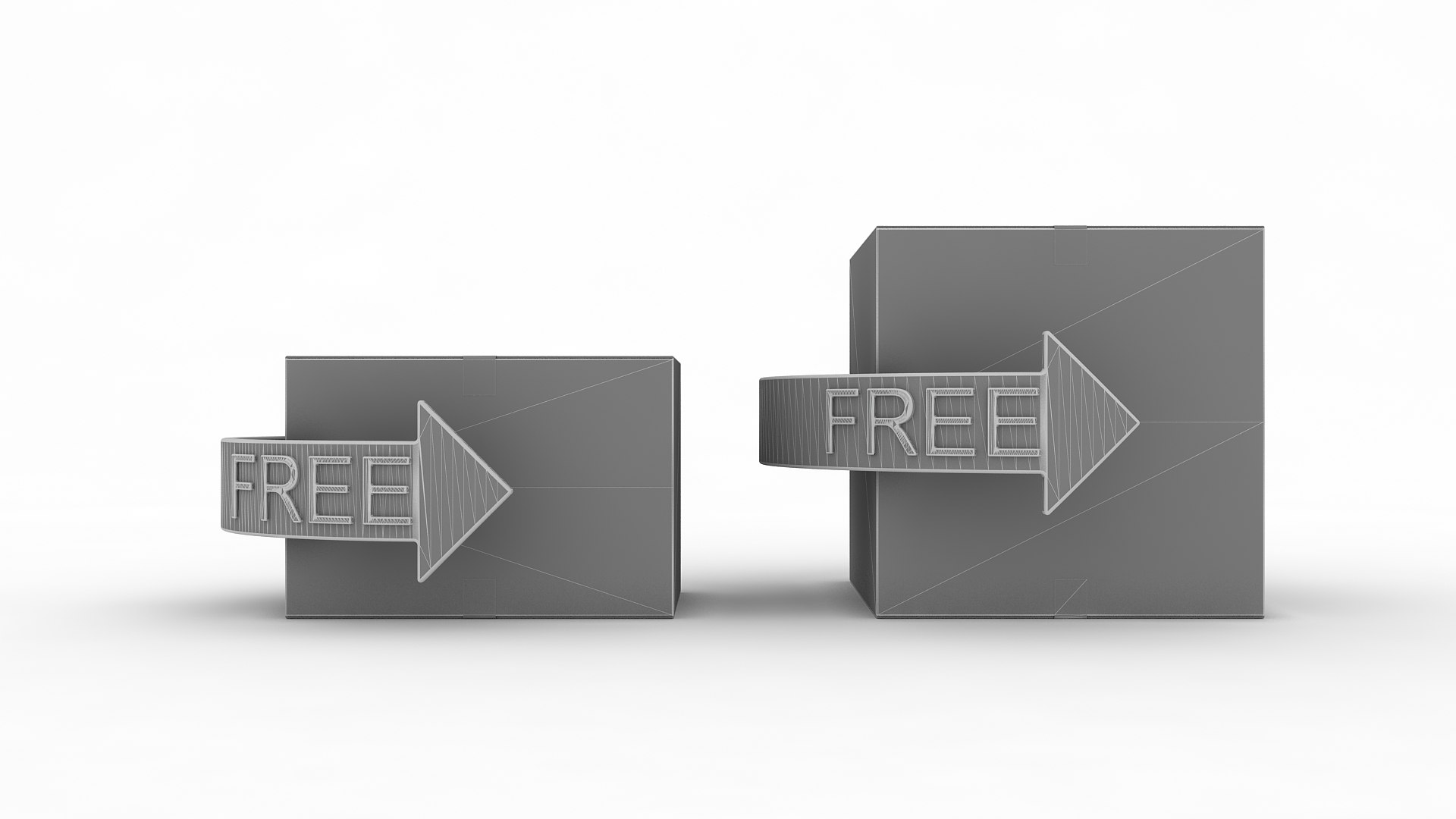 3D Realistic Corrugated Boxes Shipping Model - TurboSquid 1584213