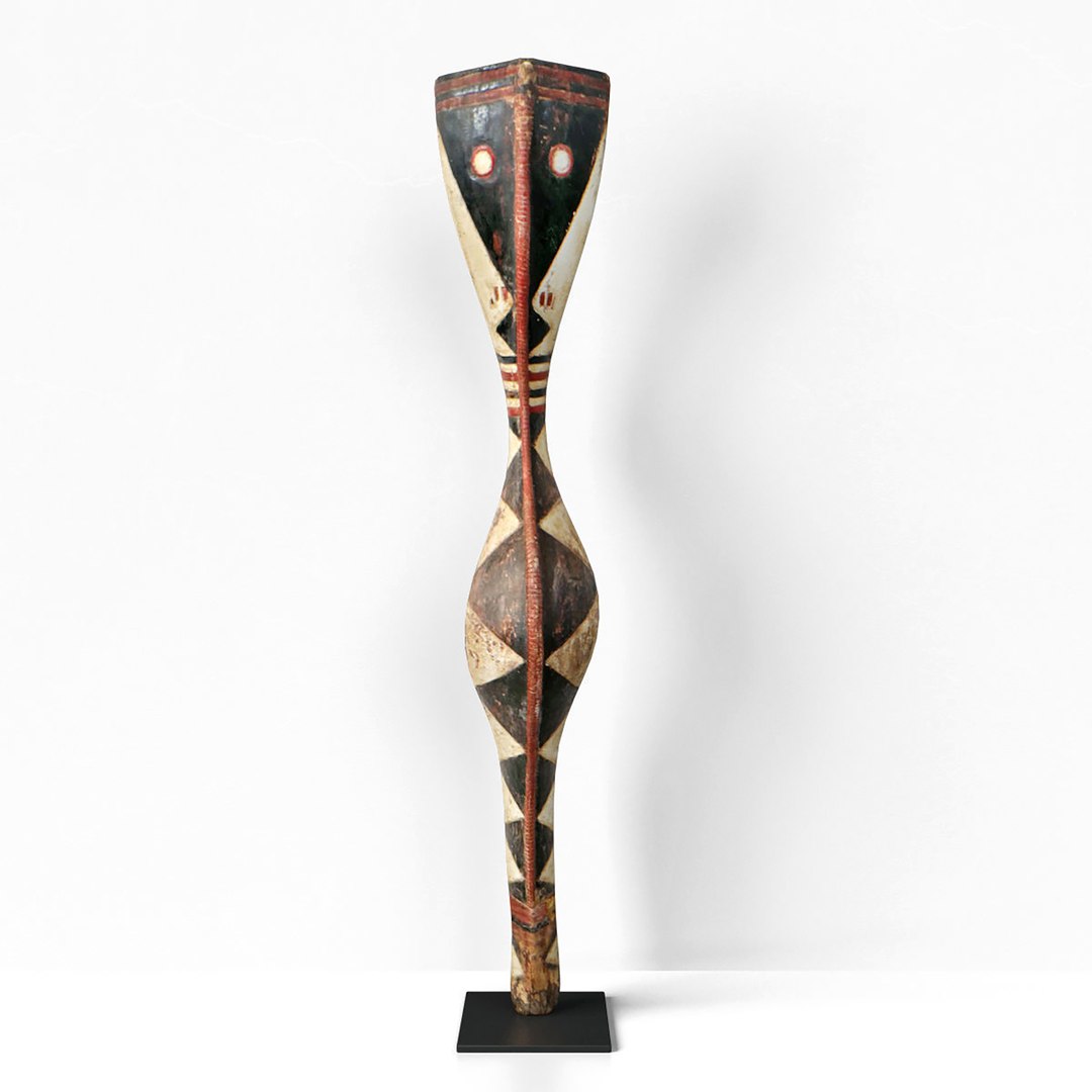 3D Old Baga Serpent Post Guinea - TurboSquid 2129298